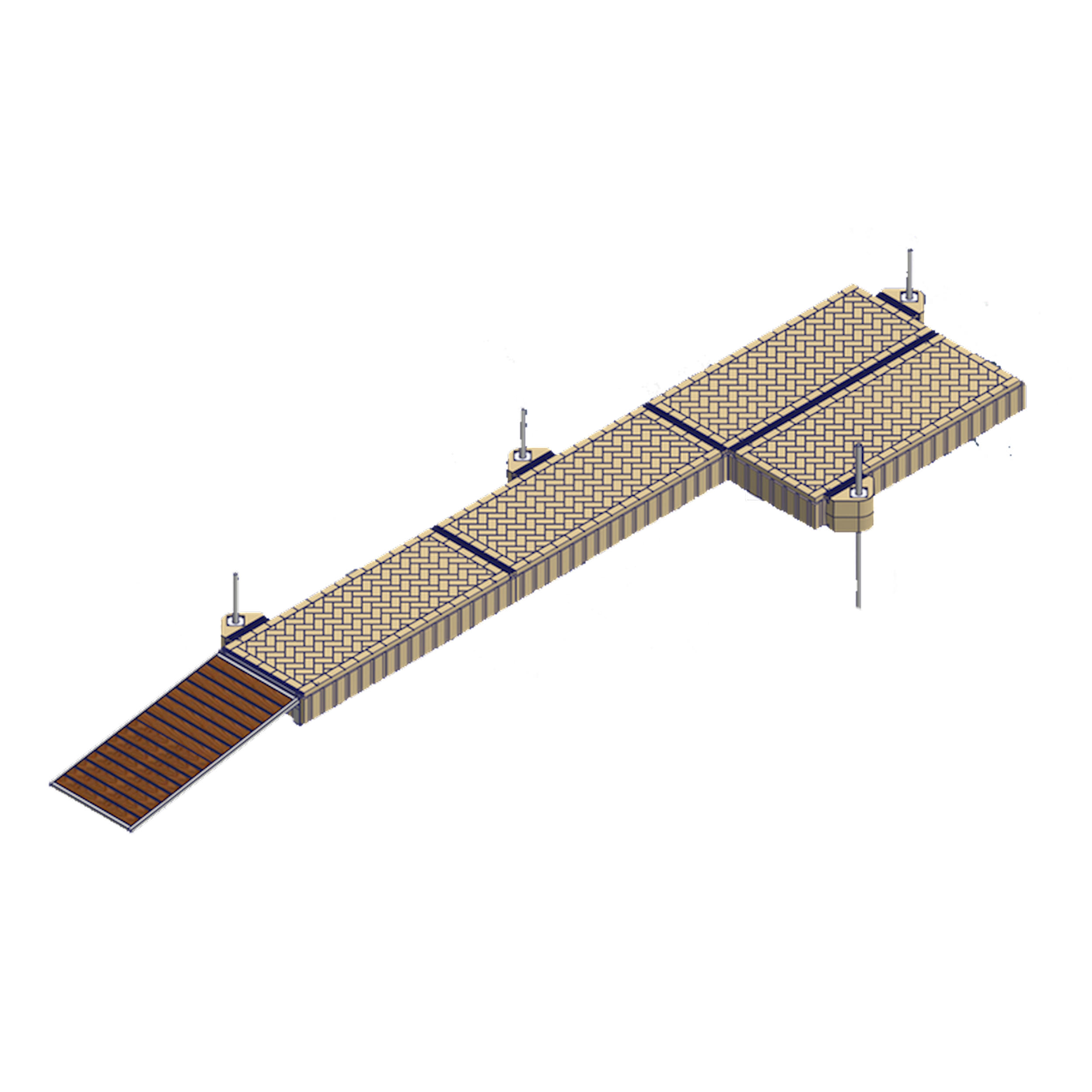 Floating Docks: High-Quality Polyethylene Floating Boat Dock | PolyDock